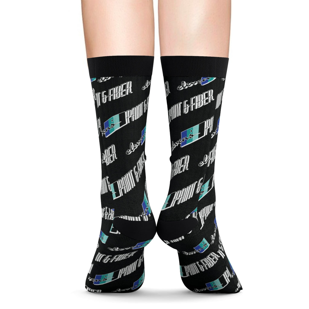 Elevens' Logo Socks - Black – Elevens Paint & Fiber