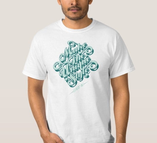 Make The Unique Style Men's T-Shirt White – Elevens Paint & Fiber
